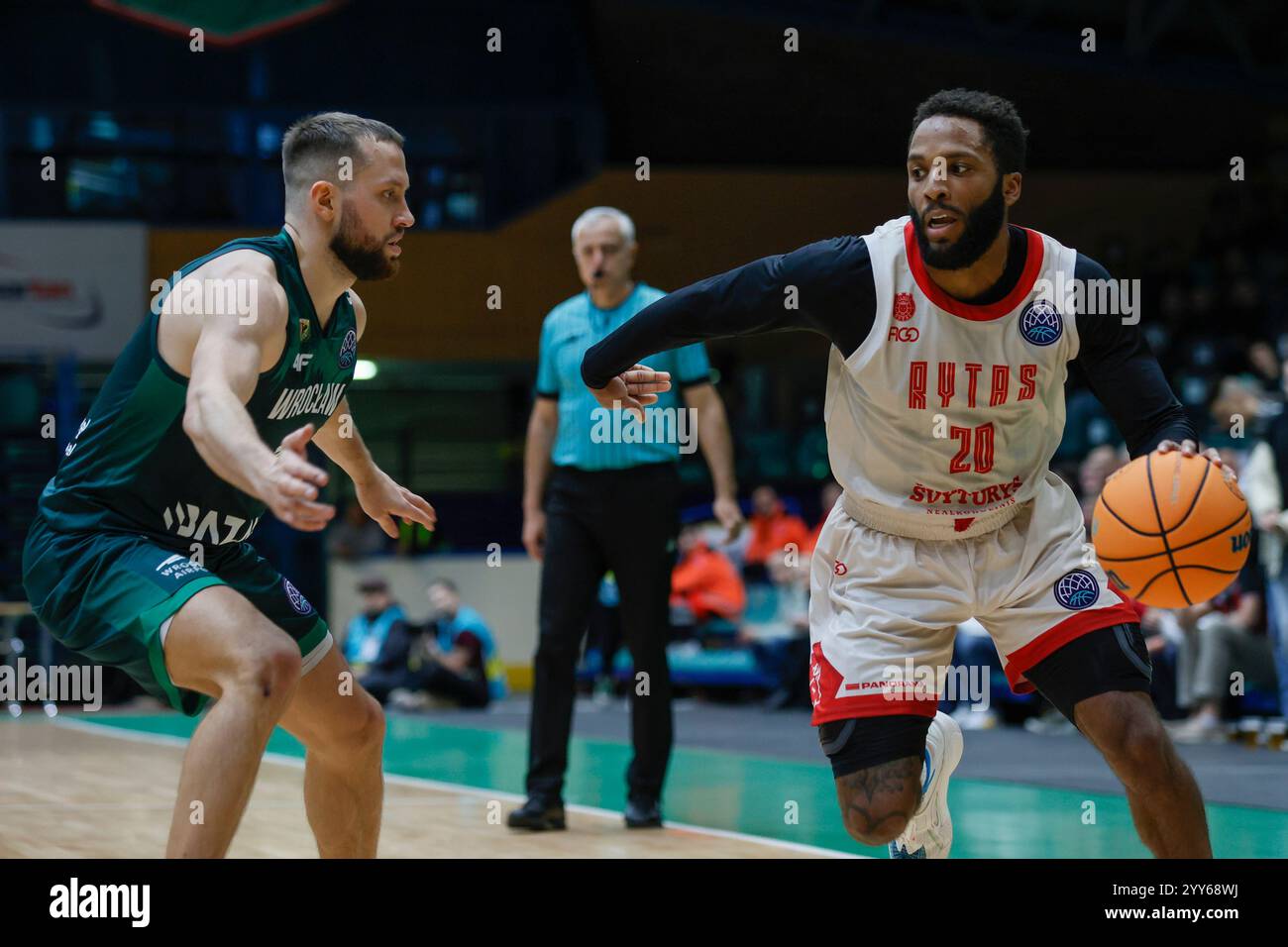 Wroclaw, Poland, December 18th, 2024. Basketball Champions League game ...