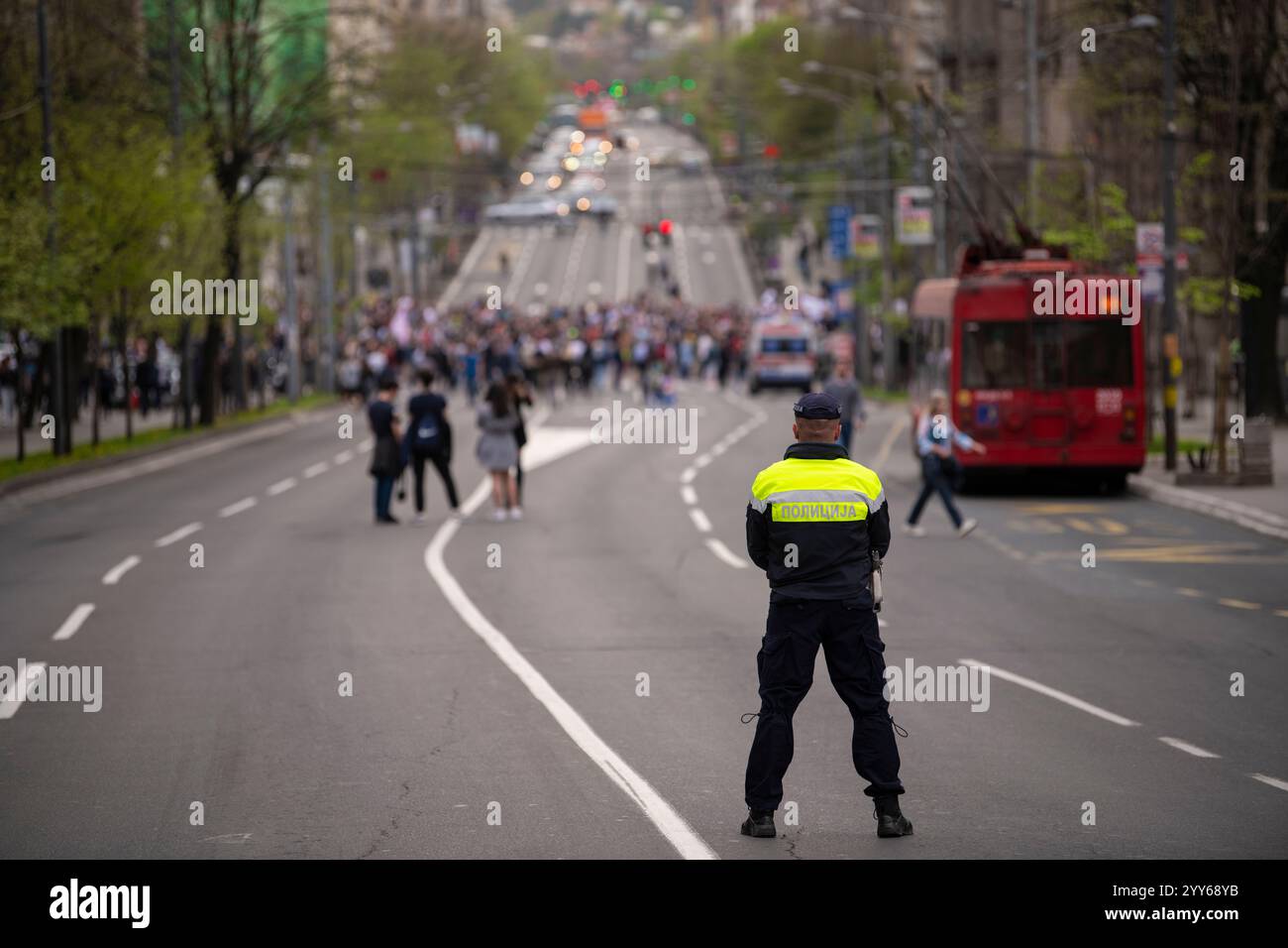 Traffic control officer hi-res stock photography and images - Alamy