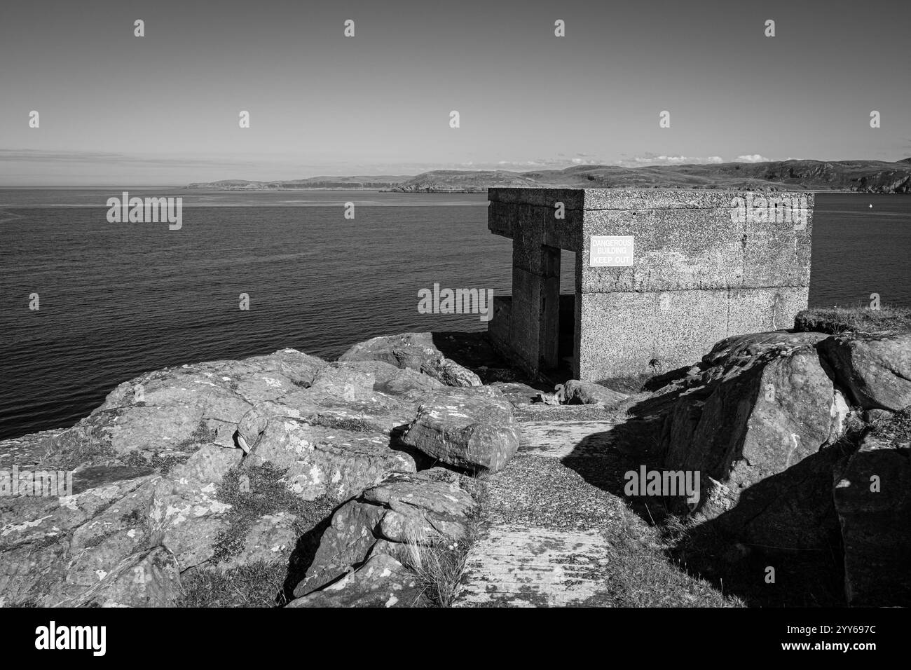 WW11, WW2, Lookouts at Rubha Nan Sasan, Cove Battery, Loch Ewe ...