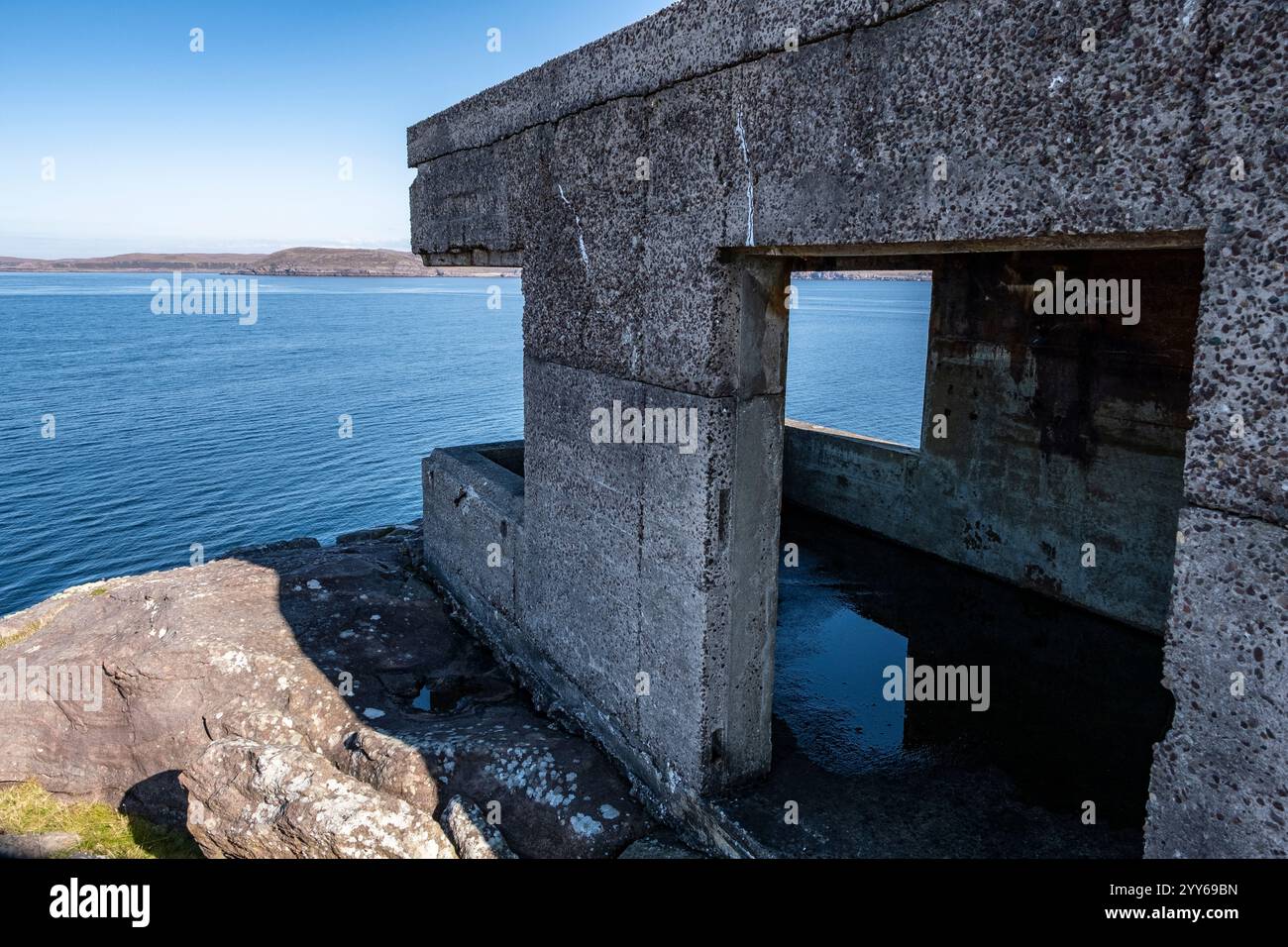 WW11, WW2, Lookouts at Rubha Nan Sasan, Cove Battery, Loch Ewe ...