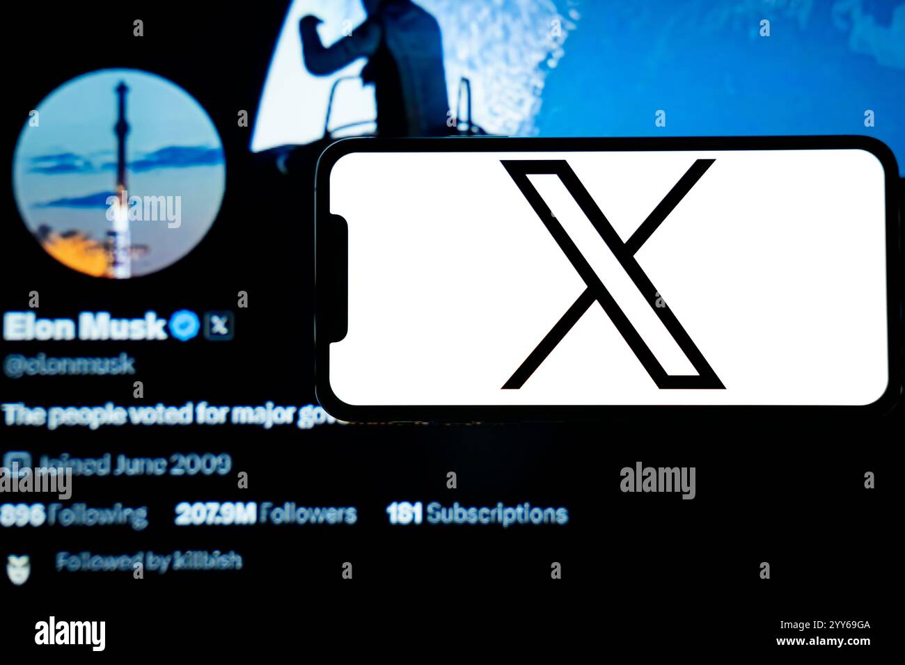 In this photo illustration, the X logo is seen displayed on a mobile ...