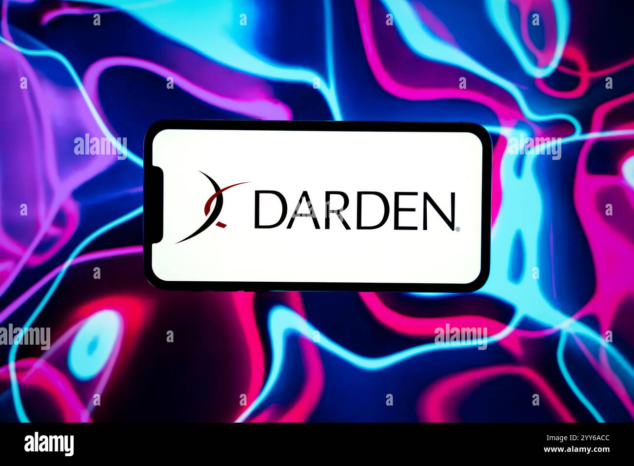 India. 19th Dec, 2024. In this photo illustration, the Darden logo is ...