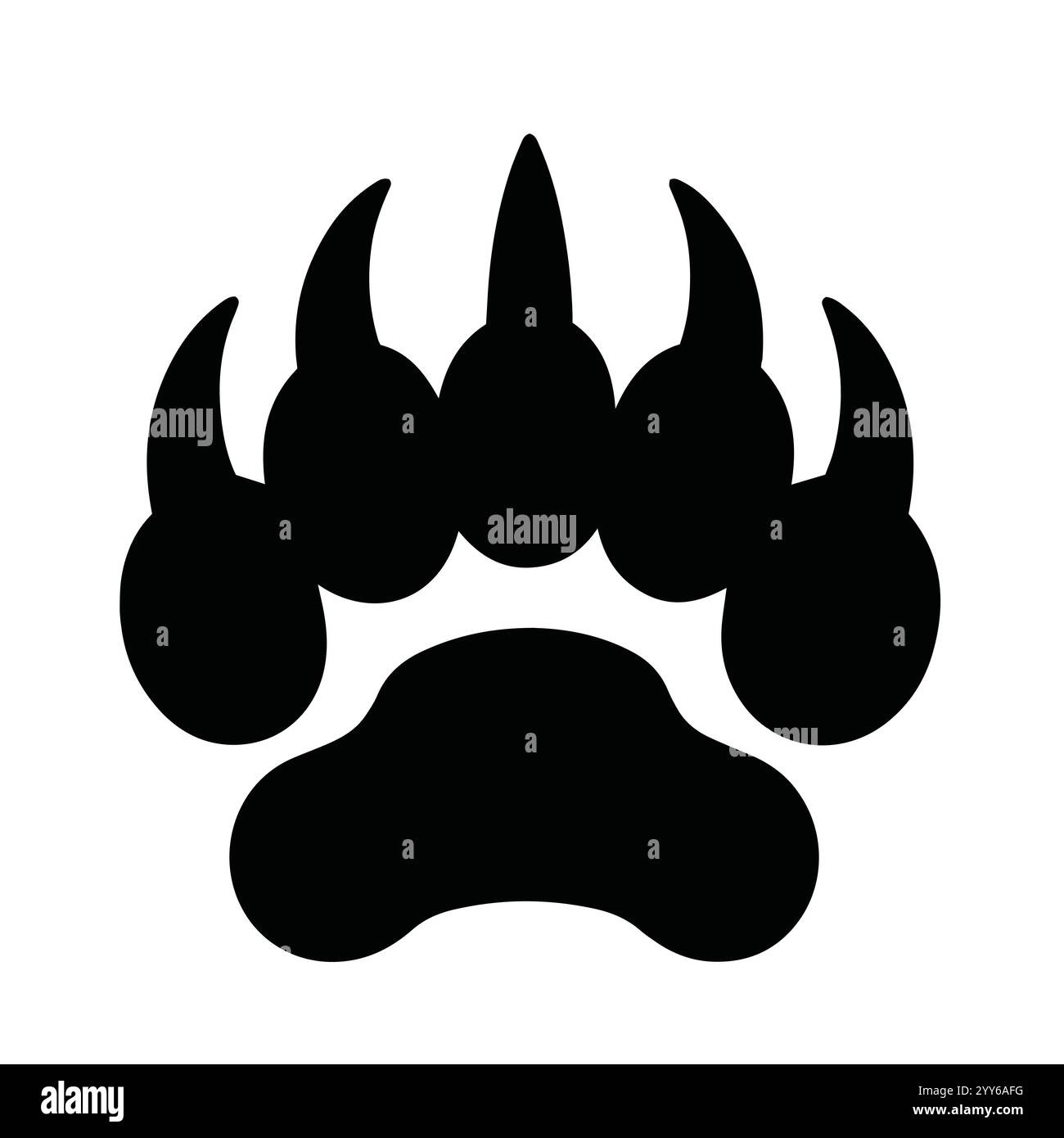 Paw print svg Cut Out Stock Images & Pictures - Alamy