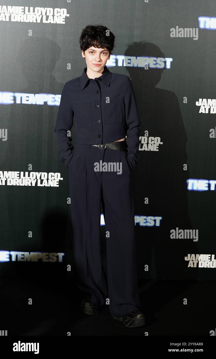 Emily Carey attends the opening night of Shakespeare's The Tempest ...