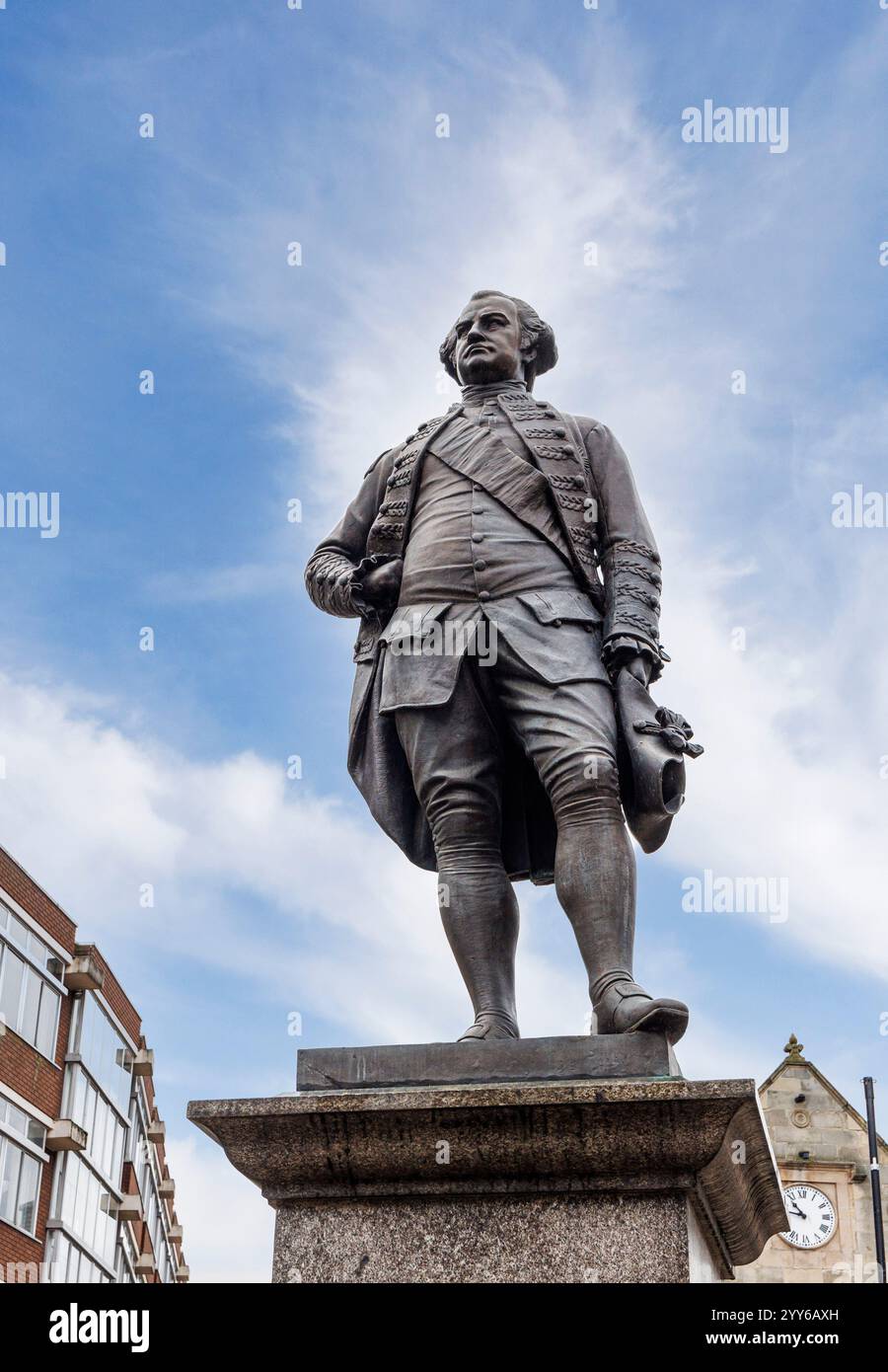Statue of Clive of India, Shrewsbury, England, UK Stock Photo - Alamy