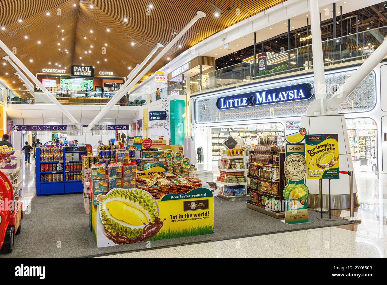 Little Malaysia shop at airport, Miri, Sarawak, Malaysia, Borneo Stock ...