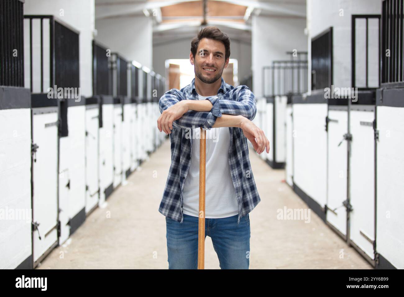 Young good looking farmer hat hi-res stock photography and images - Alamy