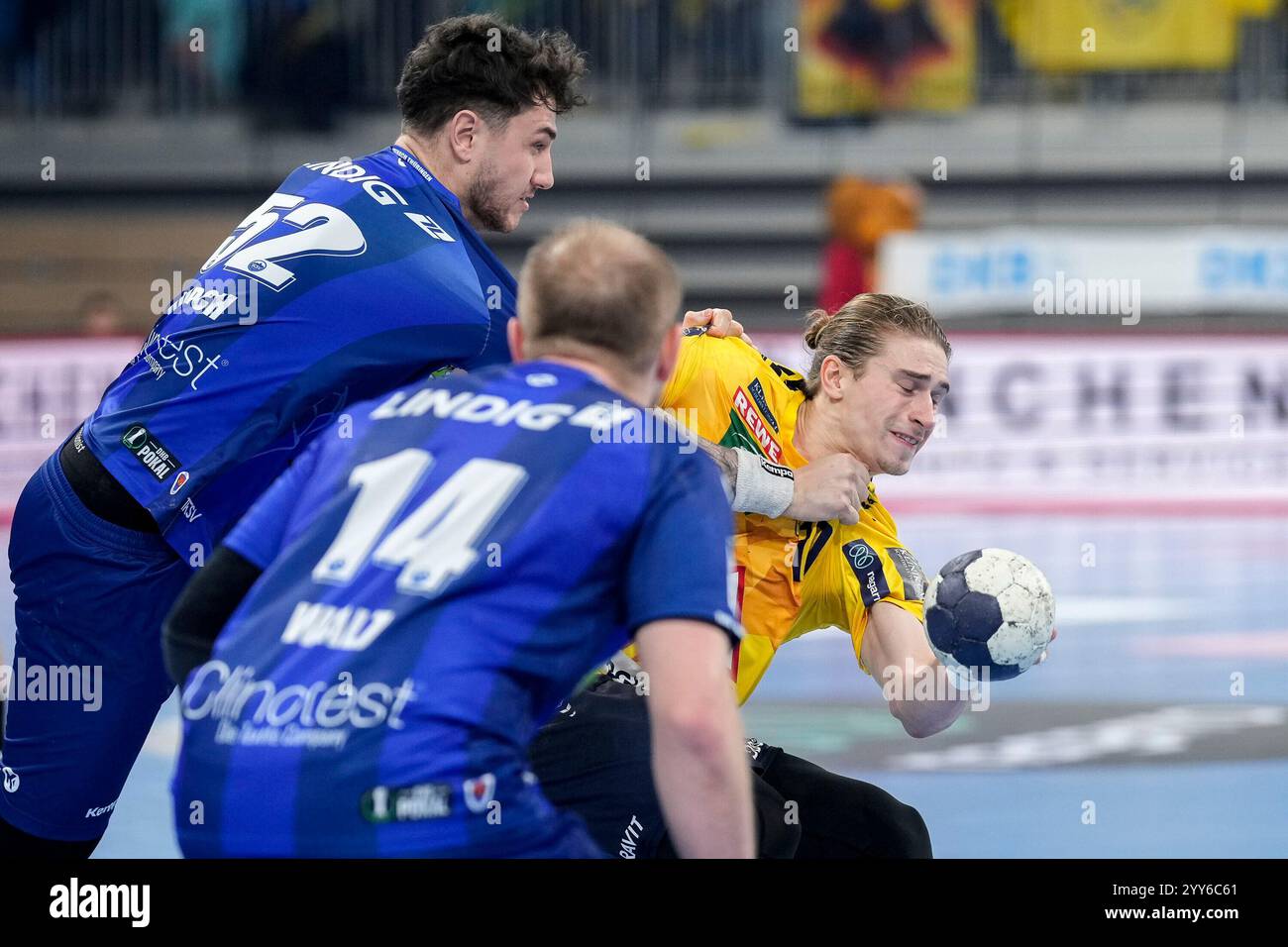 v.li.: Justin Kurch (ThSV, 52), Peter Walz (ThSV, 14), Juri Knorr (RNL ...