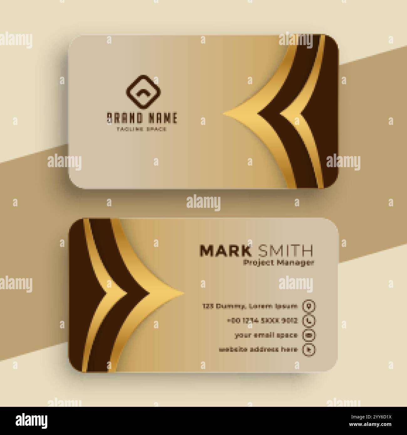 Royal business card vectors hi-res stock photography and images - Alamy