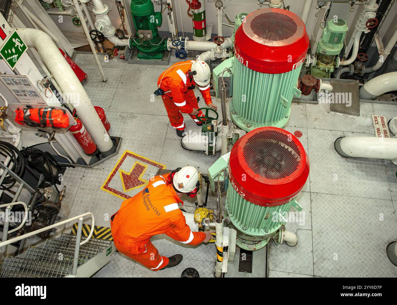 Container ship engine room hi-res stock photography and images - Alamy