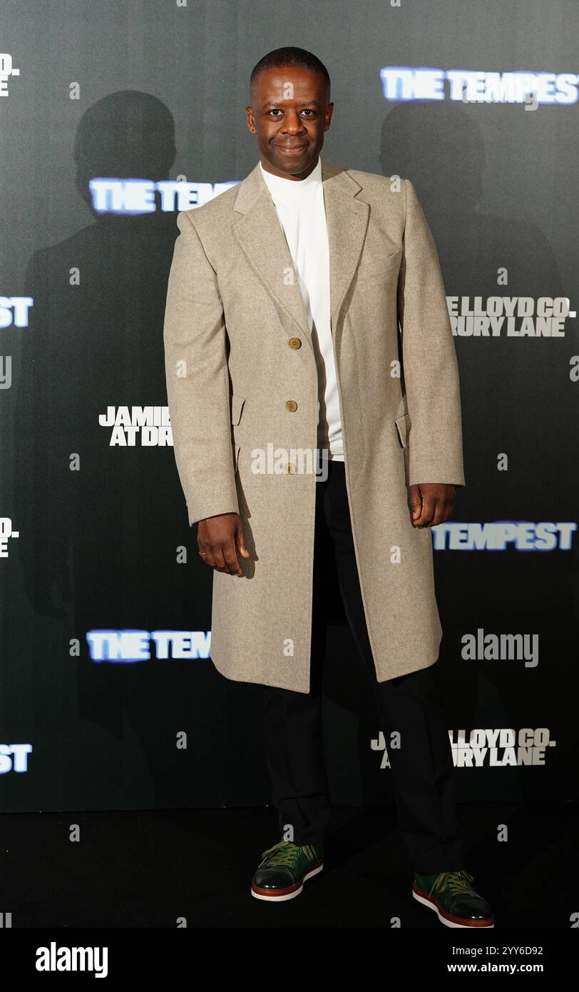 Adrian Lester attends the opening night of Shakespeare's The Tempest ...