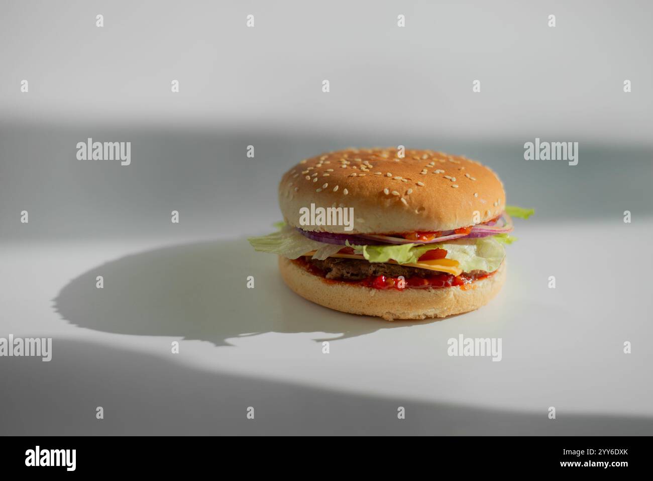 Caucasian waitress burger hi-res stock photography and images - Alamy