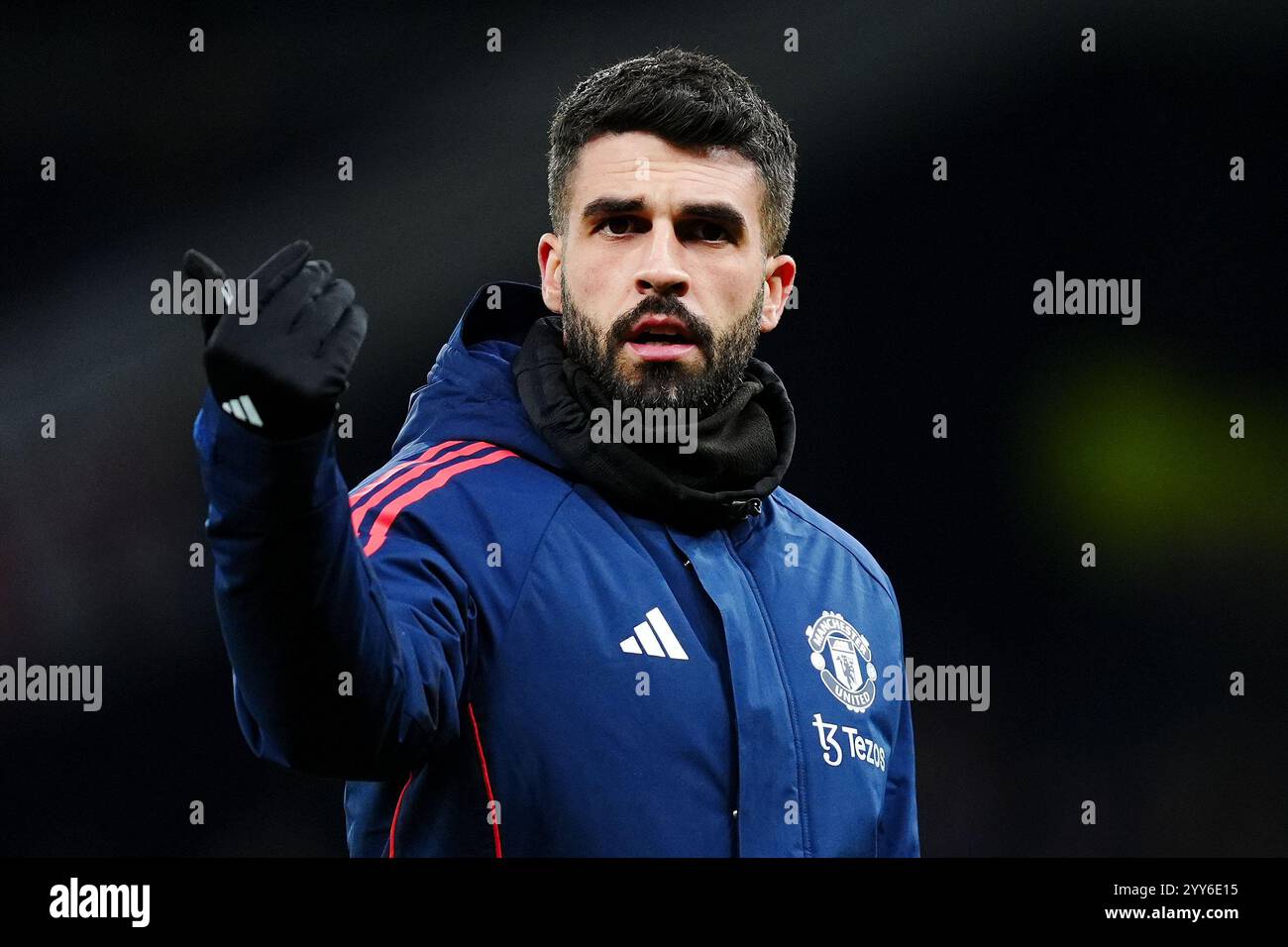 Manchester United assistant head coach Carlos Fernandes ahead of the ...