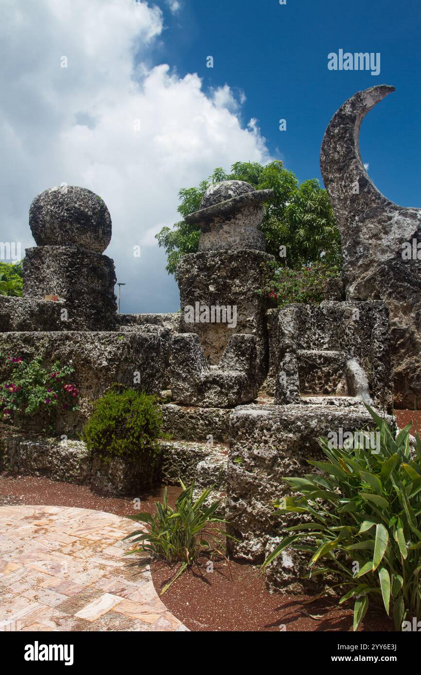 Coral Castle is an oolite limestone structure created by the Latvian ...