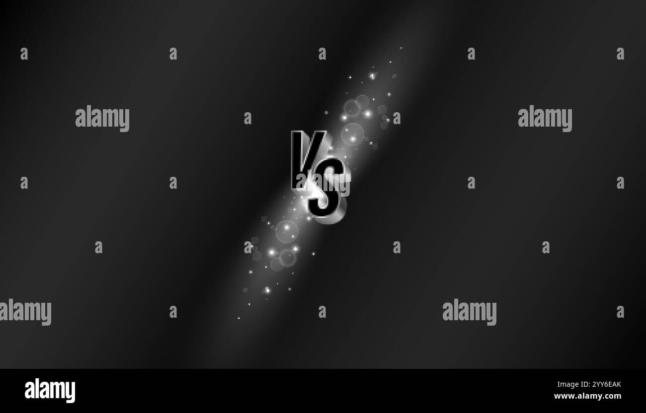 black versus vs comparison screen background Stock Vector Image & Art ...