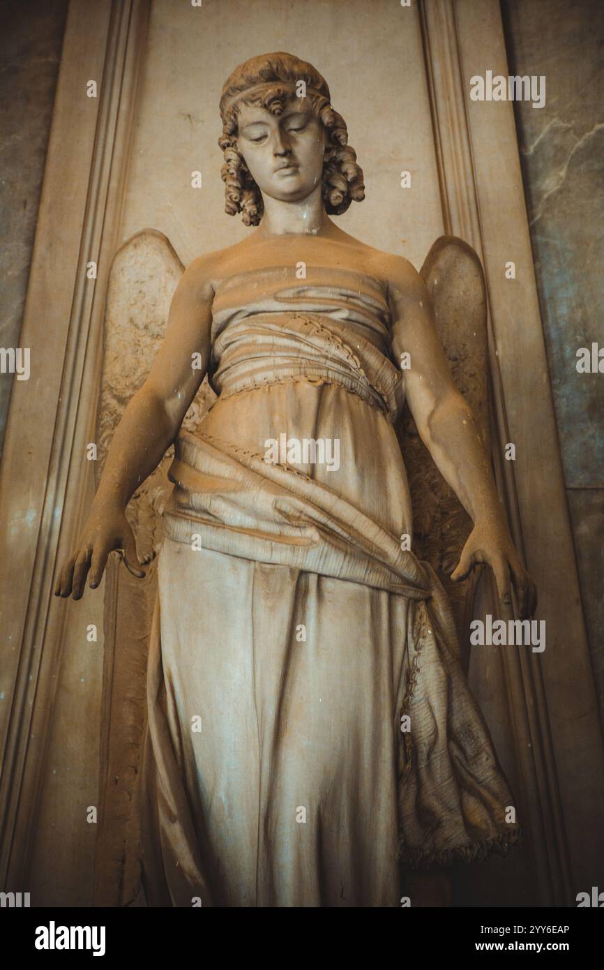 Death angel statue, symbol of mystery, eternity and spirituality Stock ...