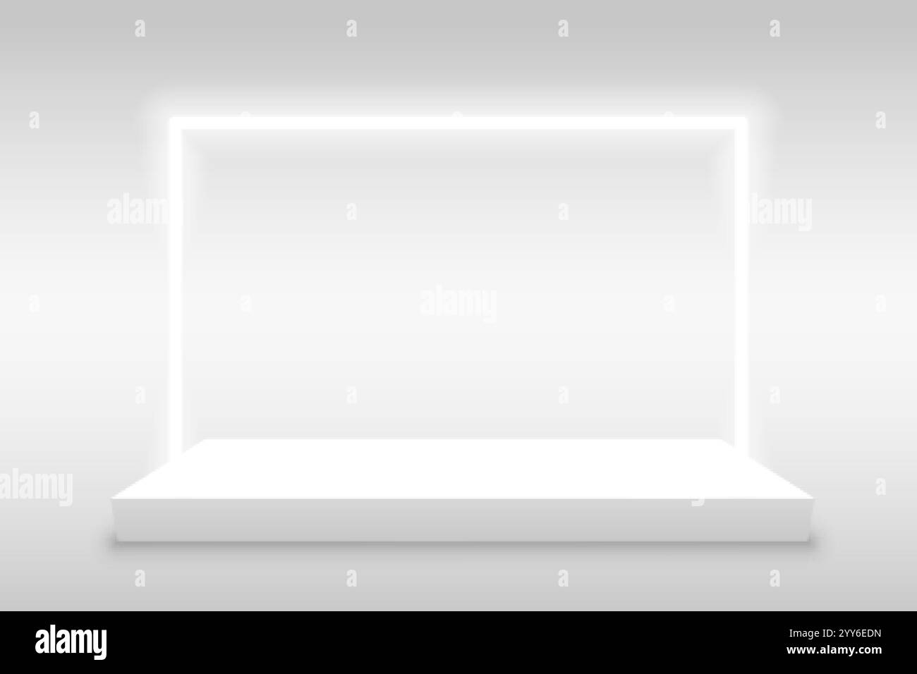 product display background with light frame Stock Vector Image & Art ...
