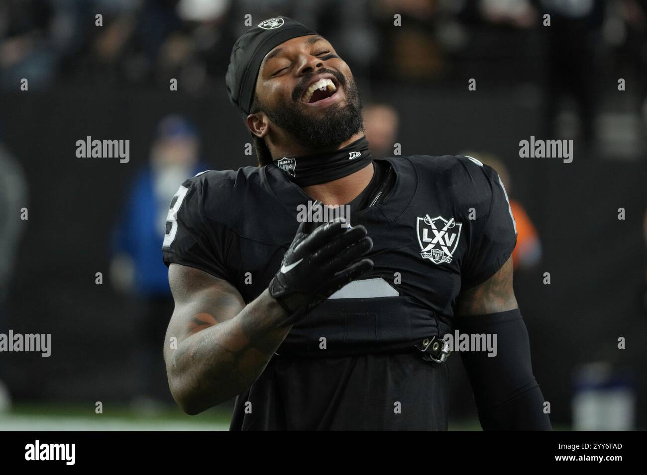 Las Vegas Raiders running back Ameer Abdullah (8) during the first half ...