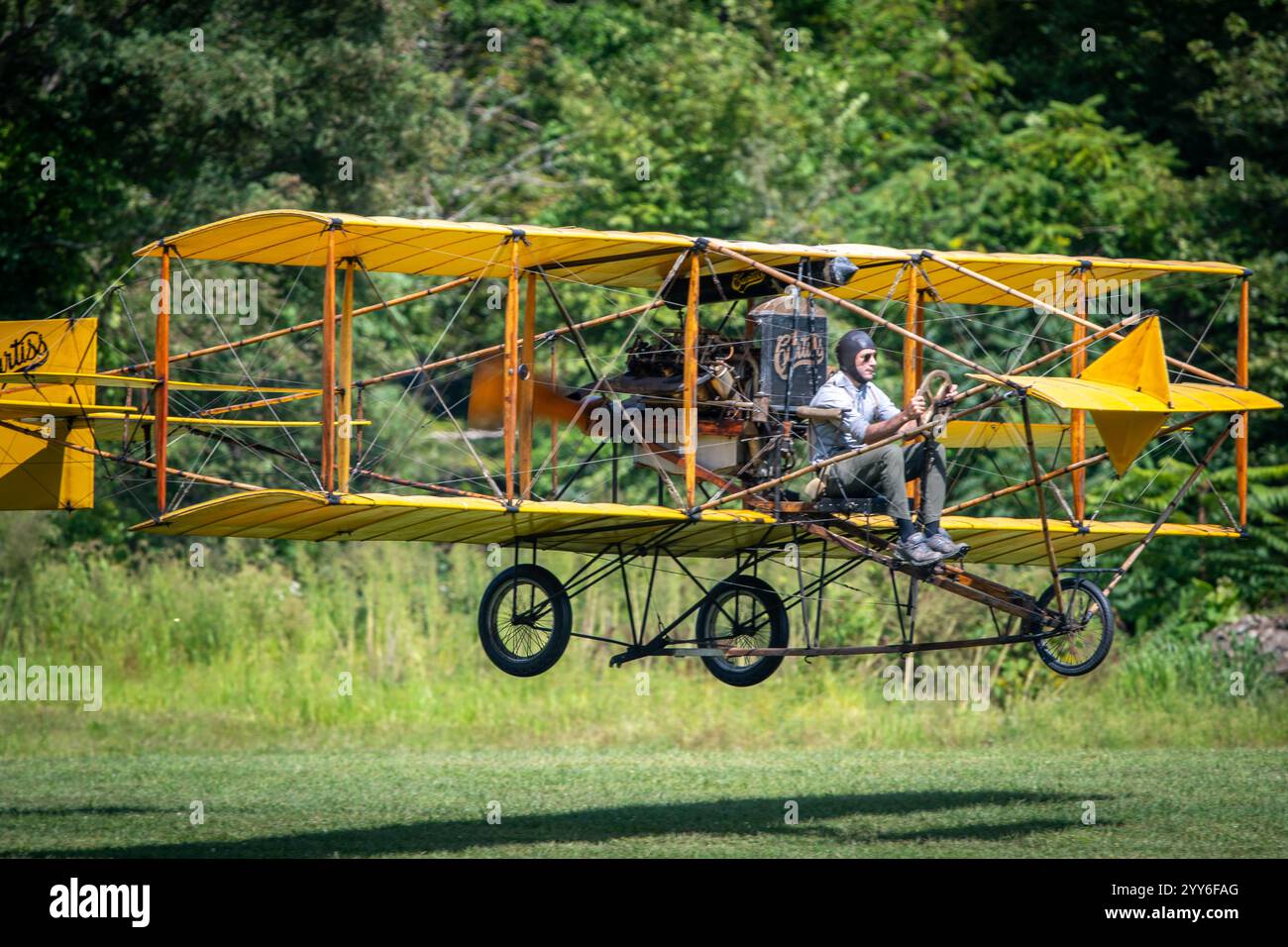 Curtiss Pusher Model D Old Rhinebeck Aerodrome New York Stock Photo - Alamy