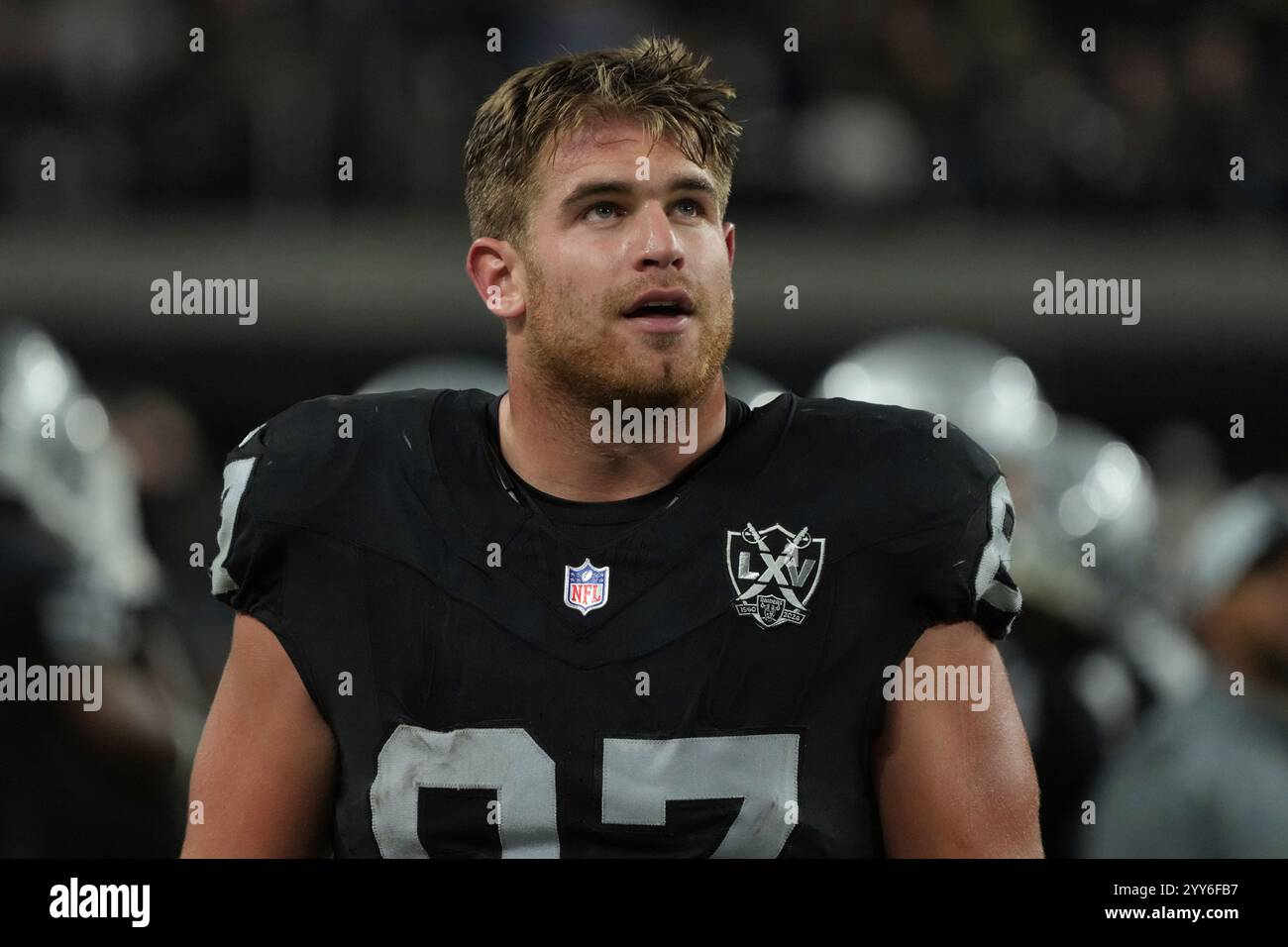 Las Vegas Raiders tight end Michael Mayer (87) during the first half of ...