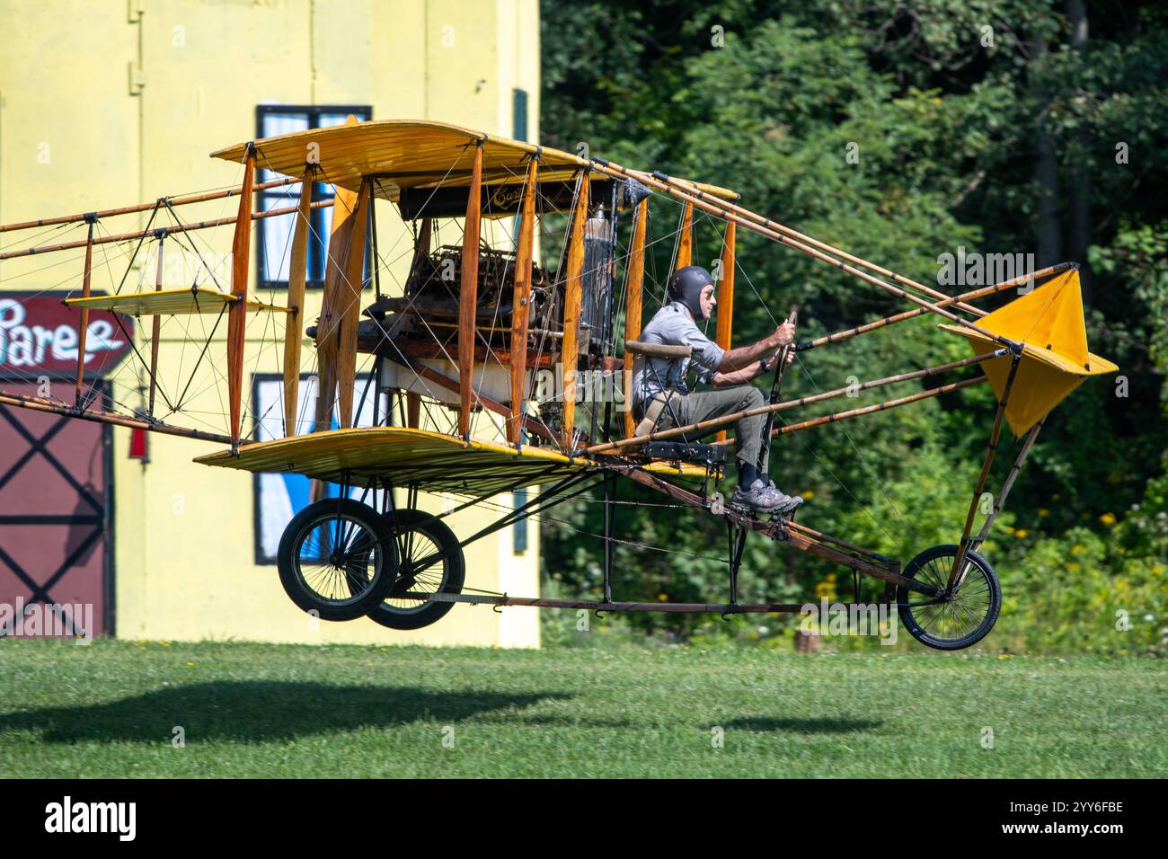 Curtiss Pusher Model D Old Rhinebeck Aerodrome New York Stock Photo - Alamy