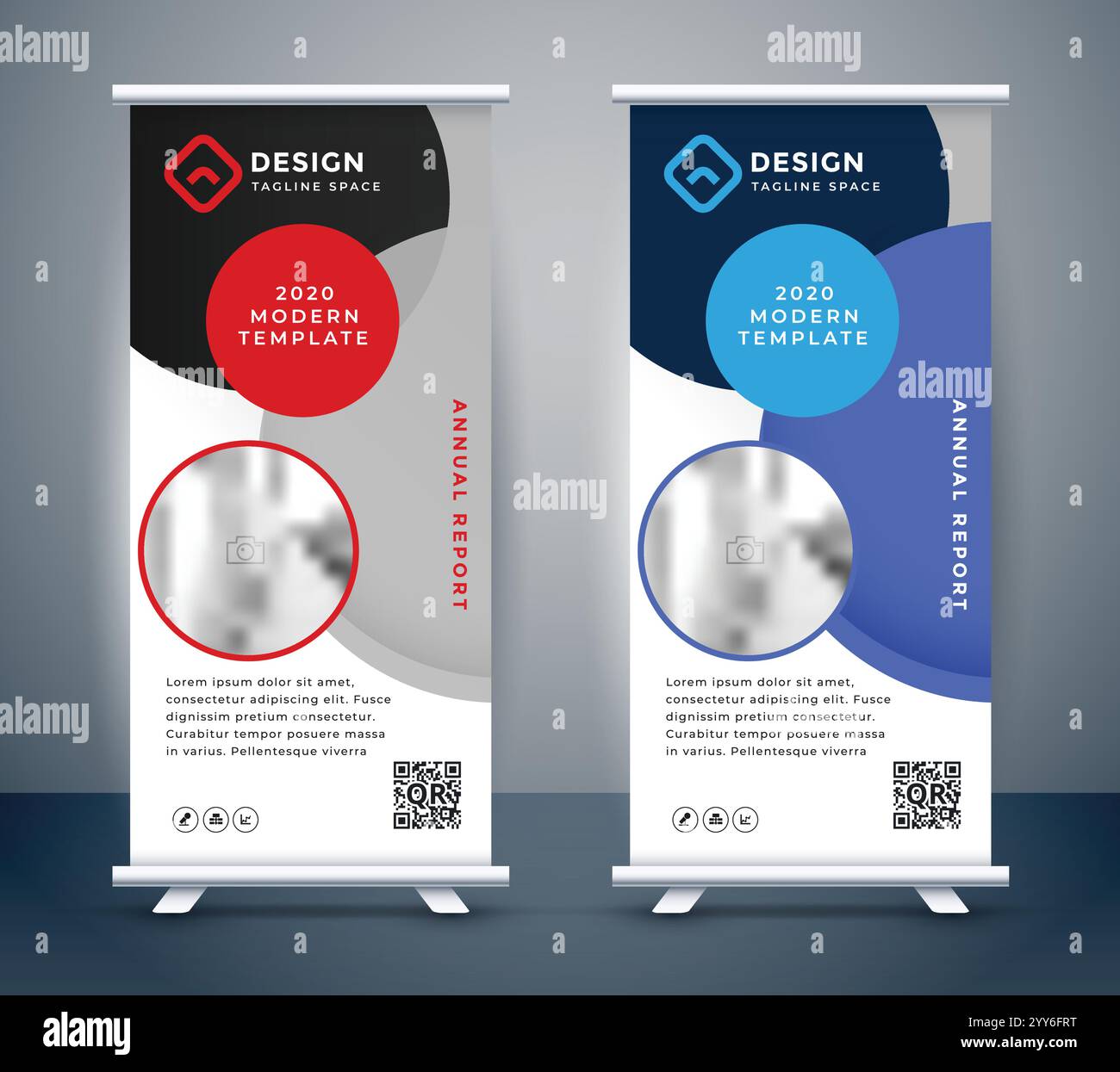 Standee template Stock Vector Images - Alamy