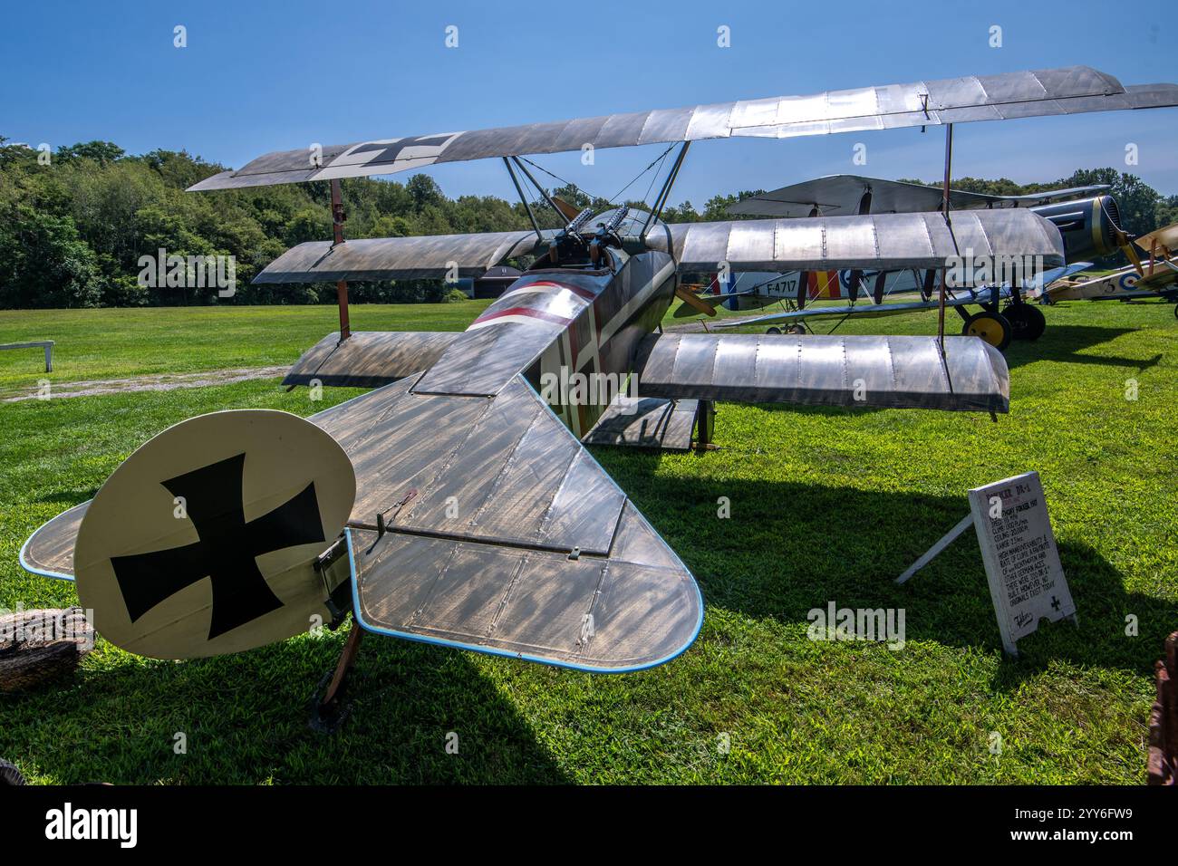 Fokker DR-1 triplane Old Rhinebeck Aerodrome New York Stock Photo - Alamy