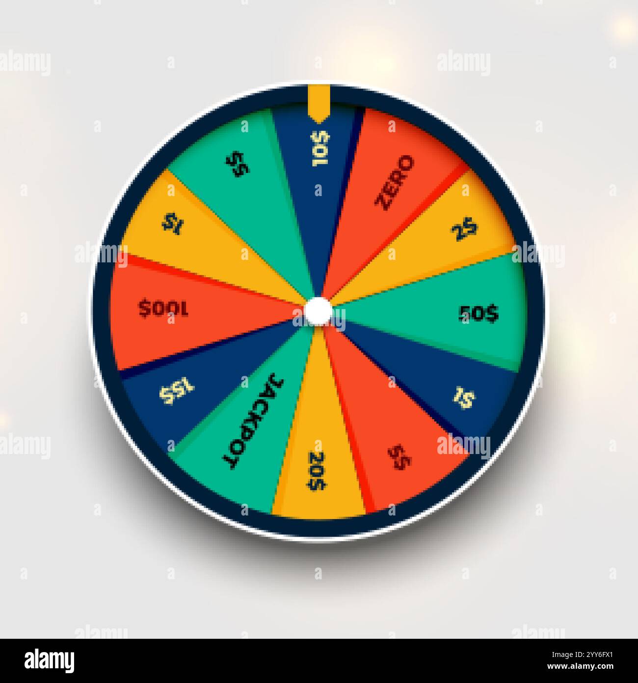 spin fortune wheel of luck background Stock Vector Image & Art - Alamy