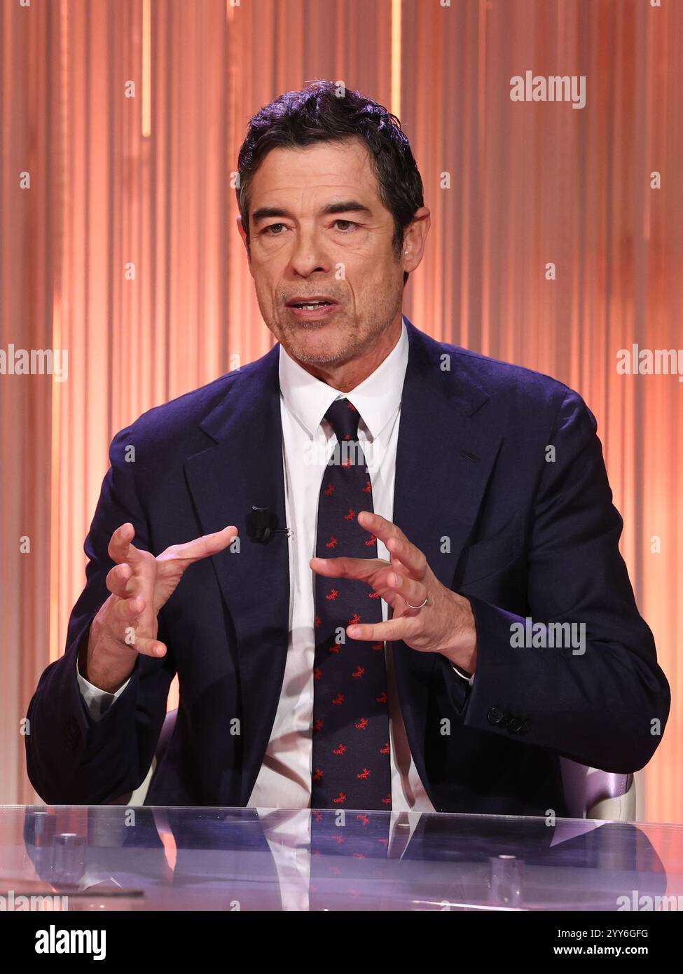 Rome, Italy. 19th Dec, 2024. Rome, Rai studios ex Teulada, TV show ...