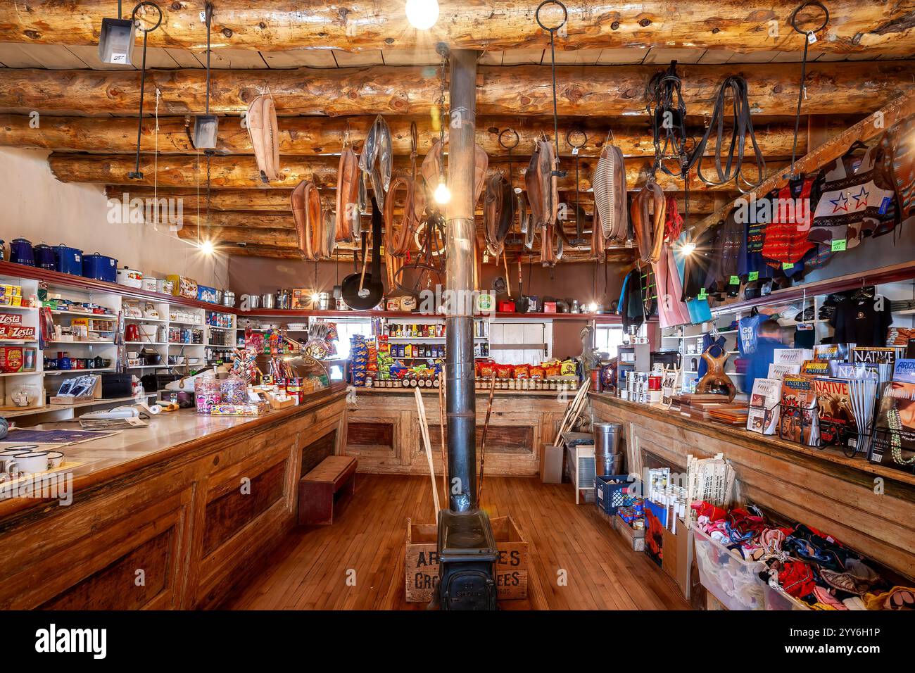 Interior, Hubbell Trading Post National Monument, Ganado, Arizona USA ...