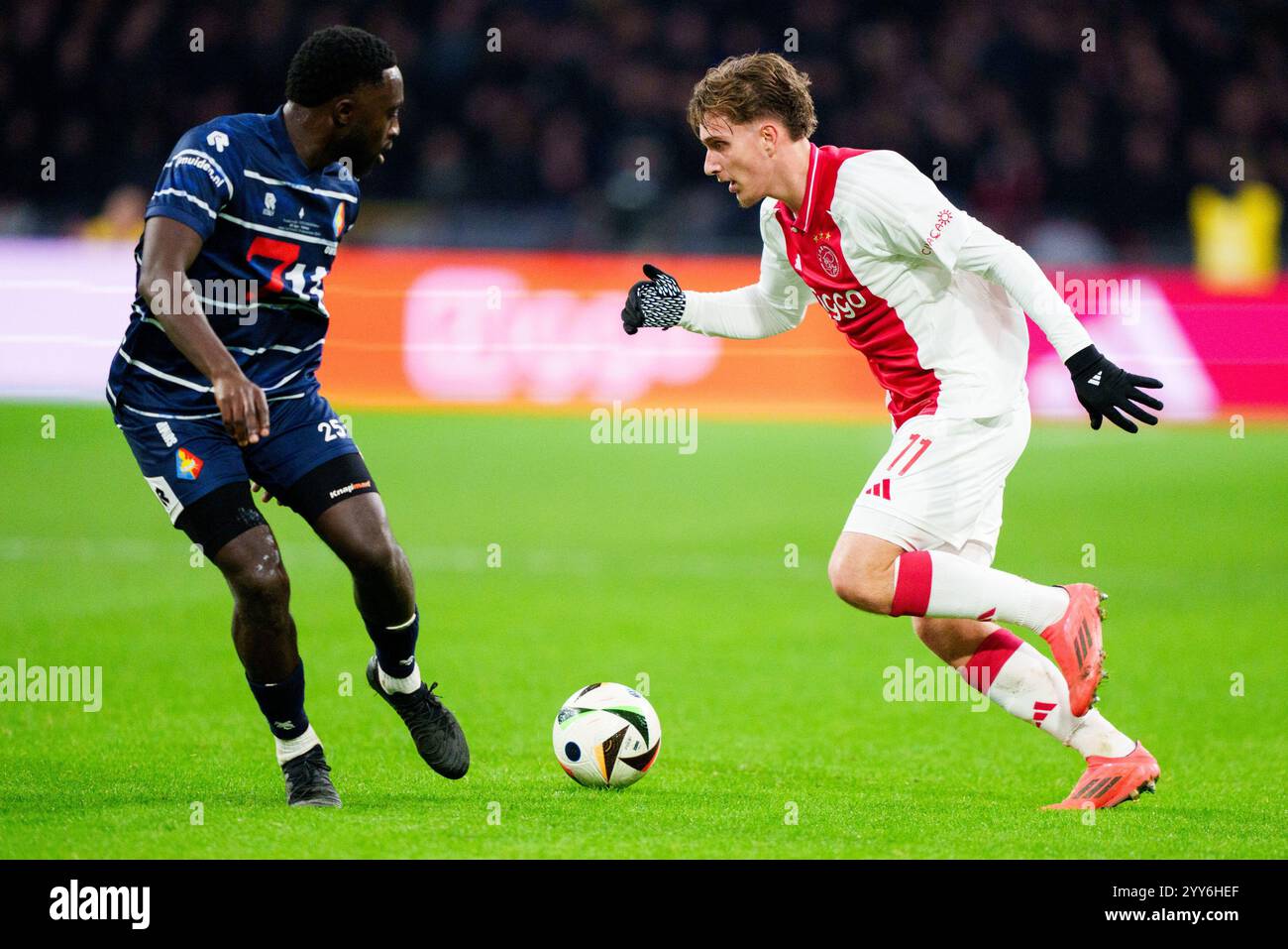 Amsterdam, Netherlands. 19th Dec, 2024. AMSTERDAM, 19-12-2024, Johan Cruijff ArenA, season 2024/ ...