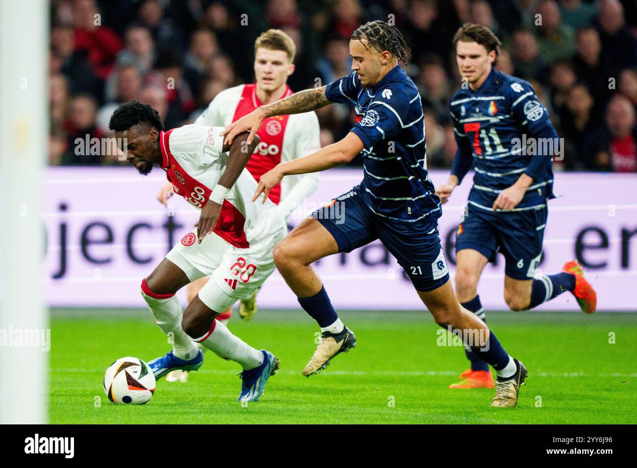 Amsterdam, Netherlands. 19th Dec, 2024. AMSTERDAM, 19-12-2024, Johan Cruijff ArenA, season 2024/ ...