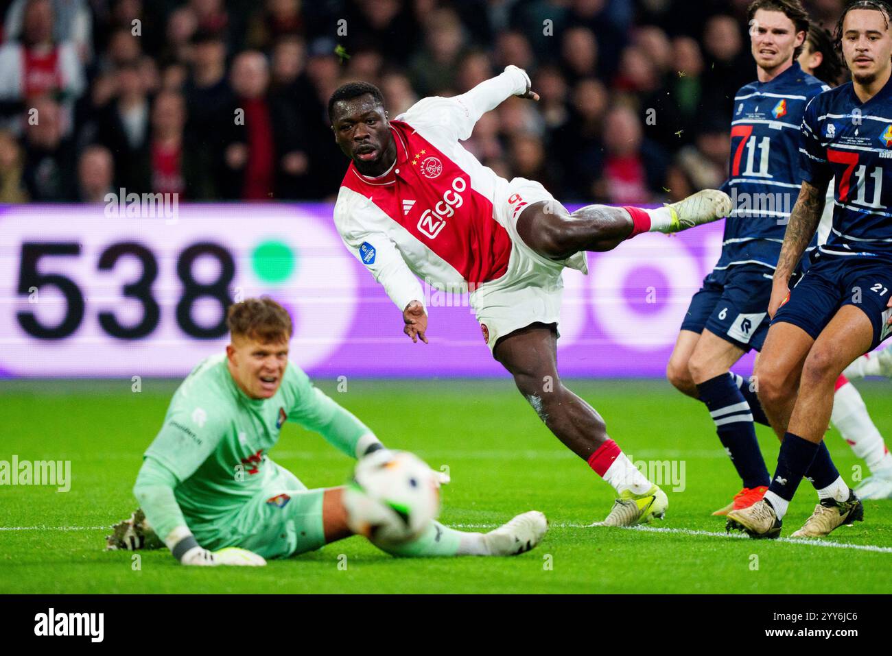 Amsterdam, Netherlands. 19th Dec, 2024. AMSTERDAM, 19-12-2024, Johan Cruijff ArenA, season 2024/ ...