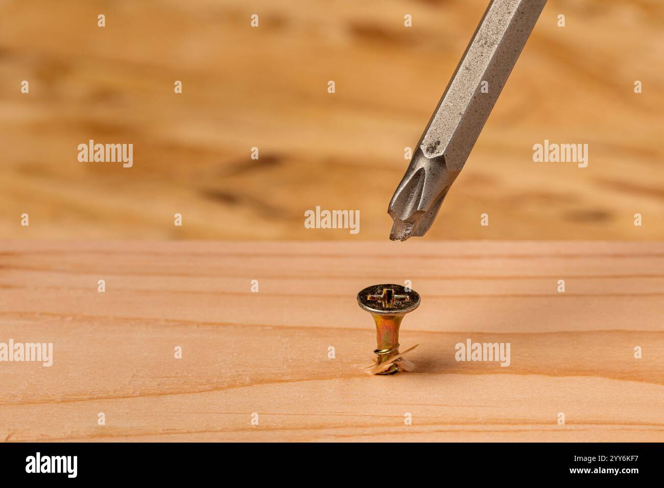 Broken phillips screwdriver bit in impact driver. Construction, home ...