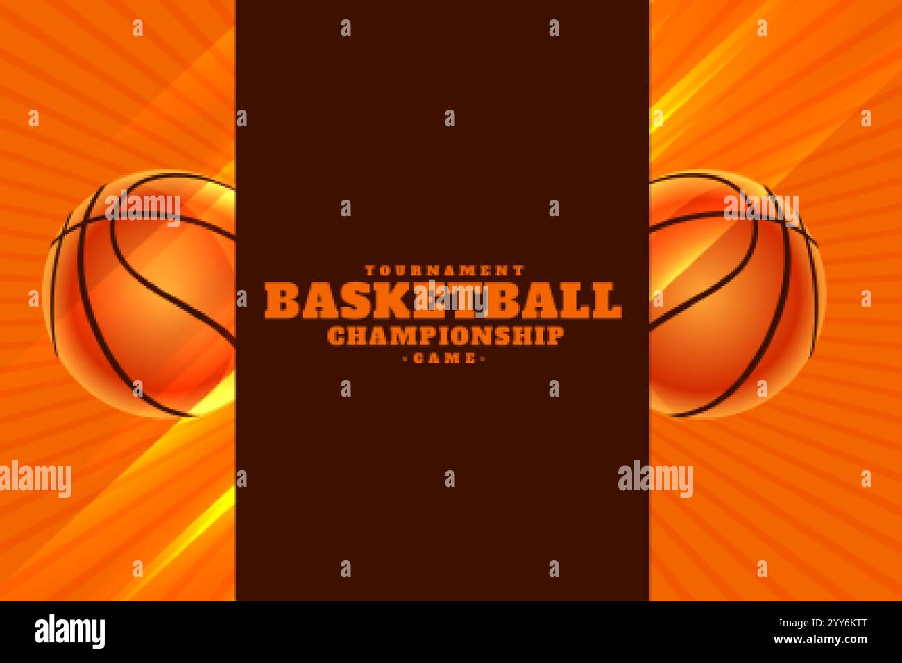 realistic basketball championship tournament background Stock Vector ...