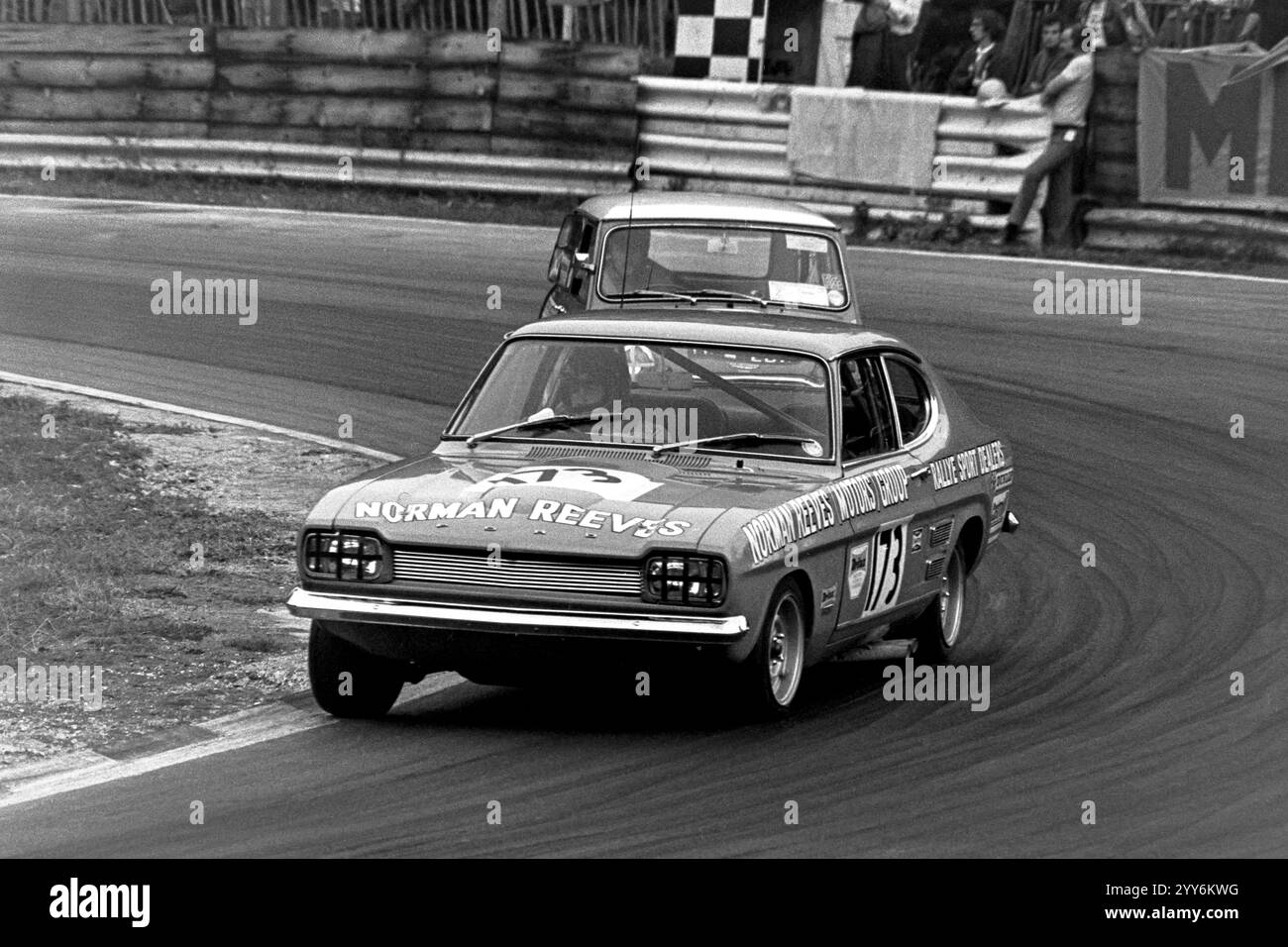 Castrol Production Saloon Car Race Stock Photo - Alamy