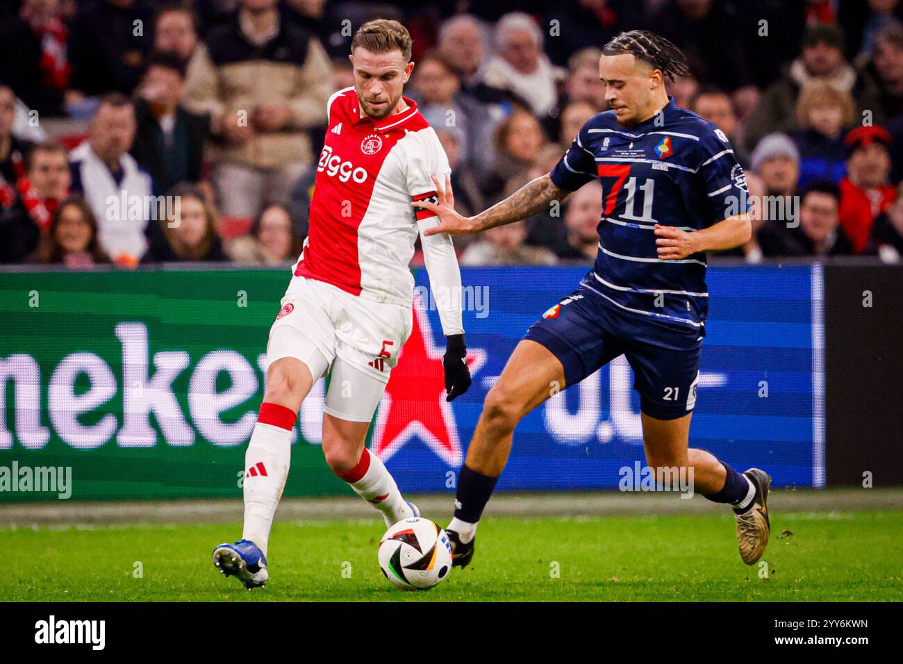 Amsterdam, Netherlands. 19th Dec, 2024. AMSTERDAM, NETHERLANDS - DECEMBER 19: Devon Koswal of SC ...