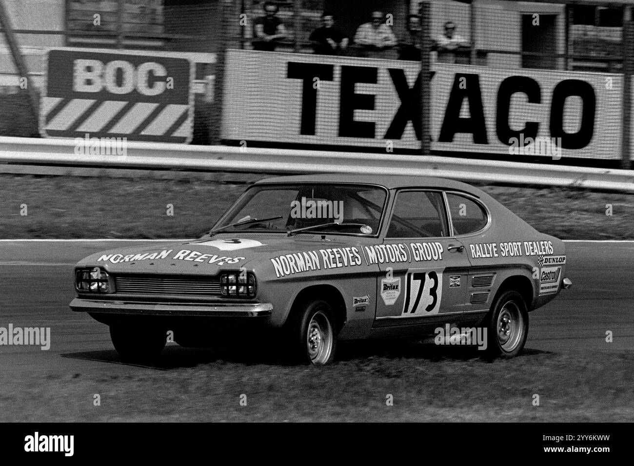 Castrol Production Saloon Car Race Stock Photo - Alamy