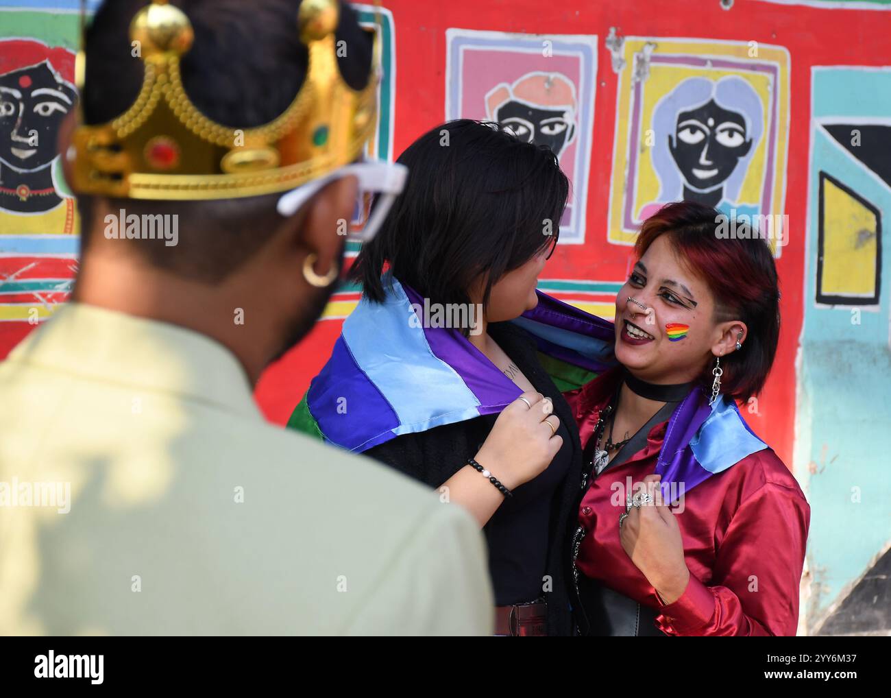 Kolkata, India. 17th Dec, 2024. Pride Walk 2024 with the theme "Reflect ...