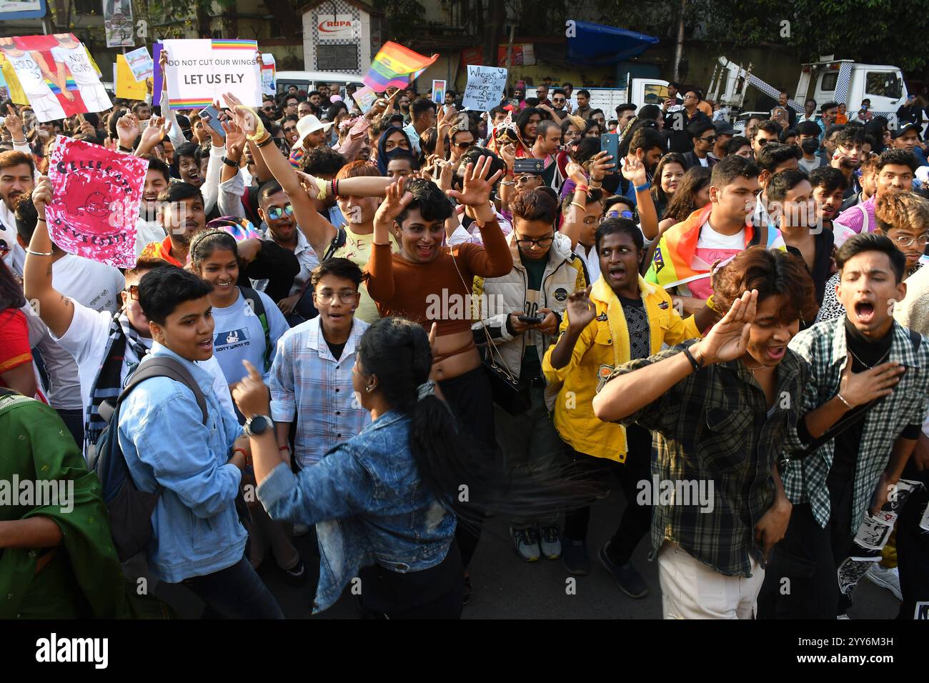 Kolkata, India. 17th Dec, 2024. Pride Walk 2024 with the theme "Reflect ...