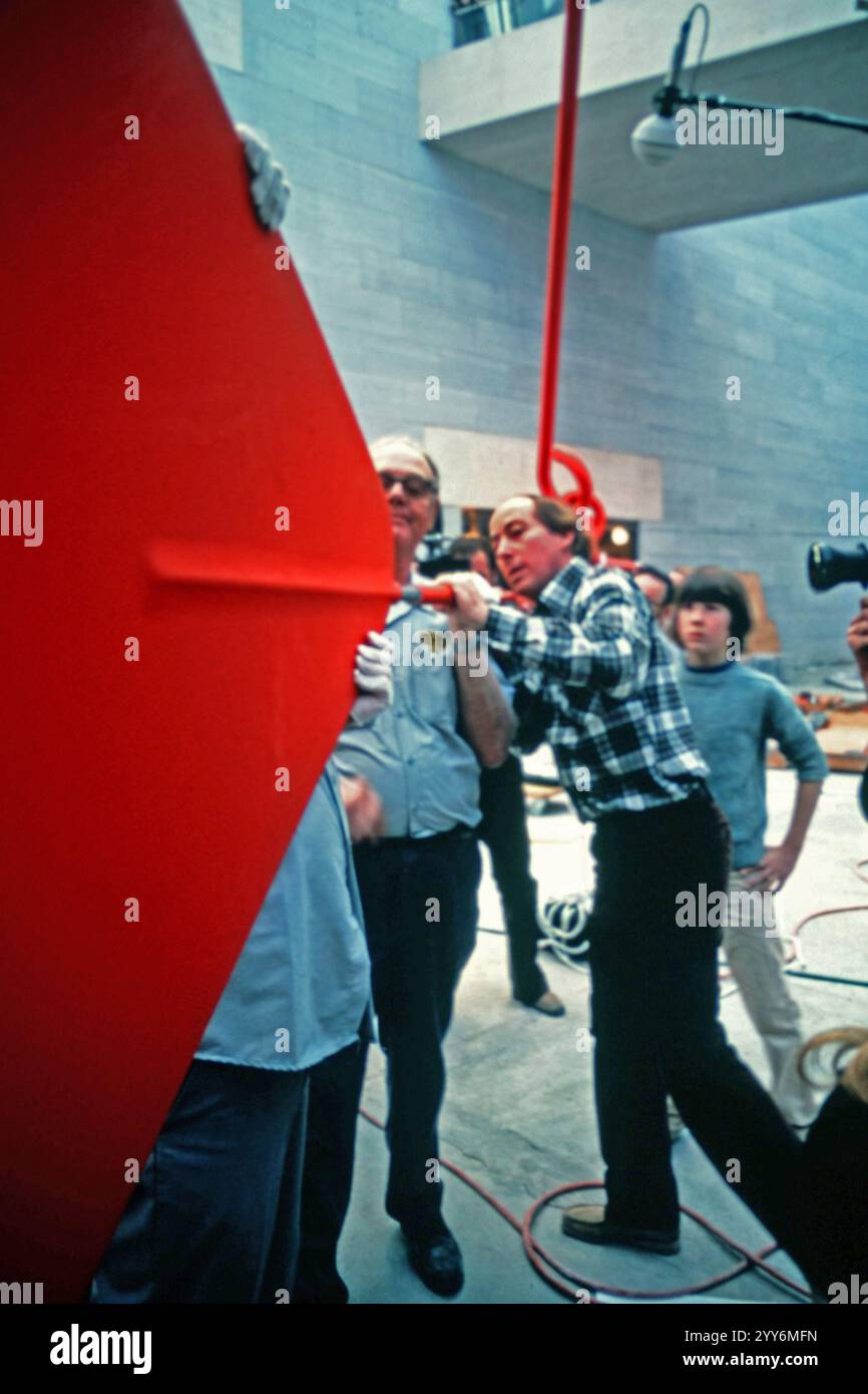 The Calder Mobile Hanging in the east Building of the National Gallery ...