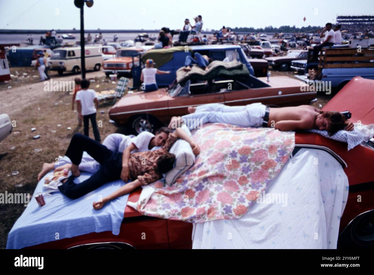 The infield of the Darlington race track in 1976 Photograph by Dennis ...