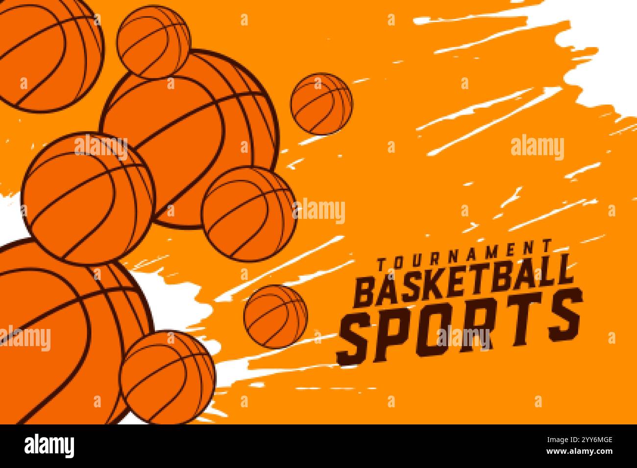 basketball sports tournament background design Stock Vector Image & Art ...