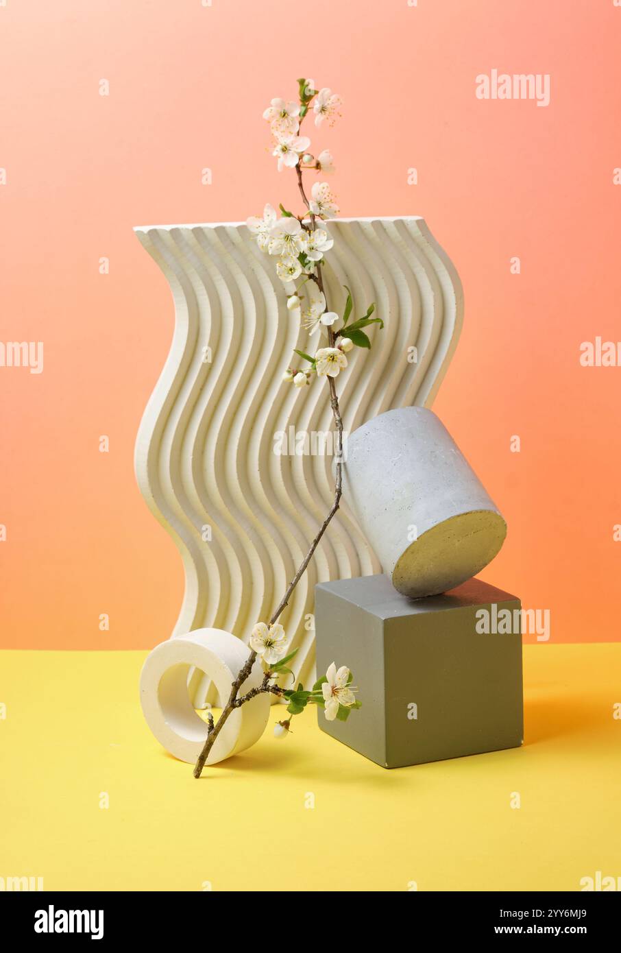 Geometric shapes in warm tones hi-res stock photography and images - Alamy