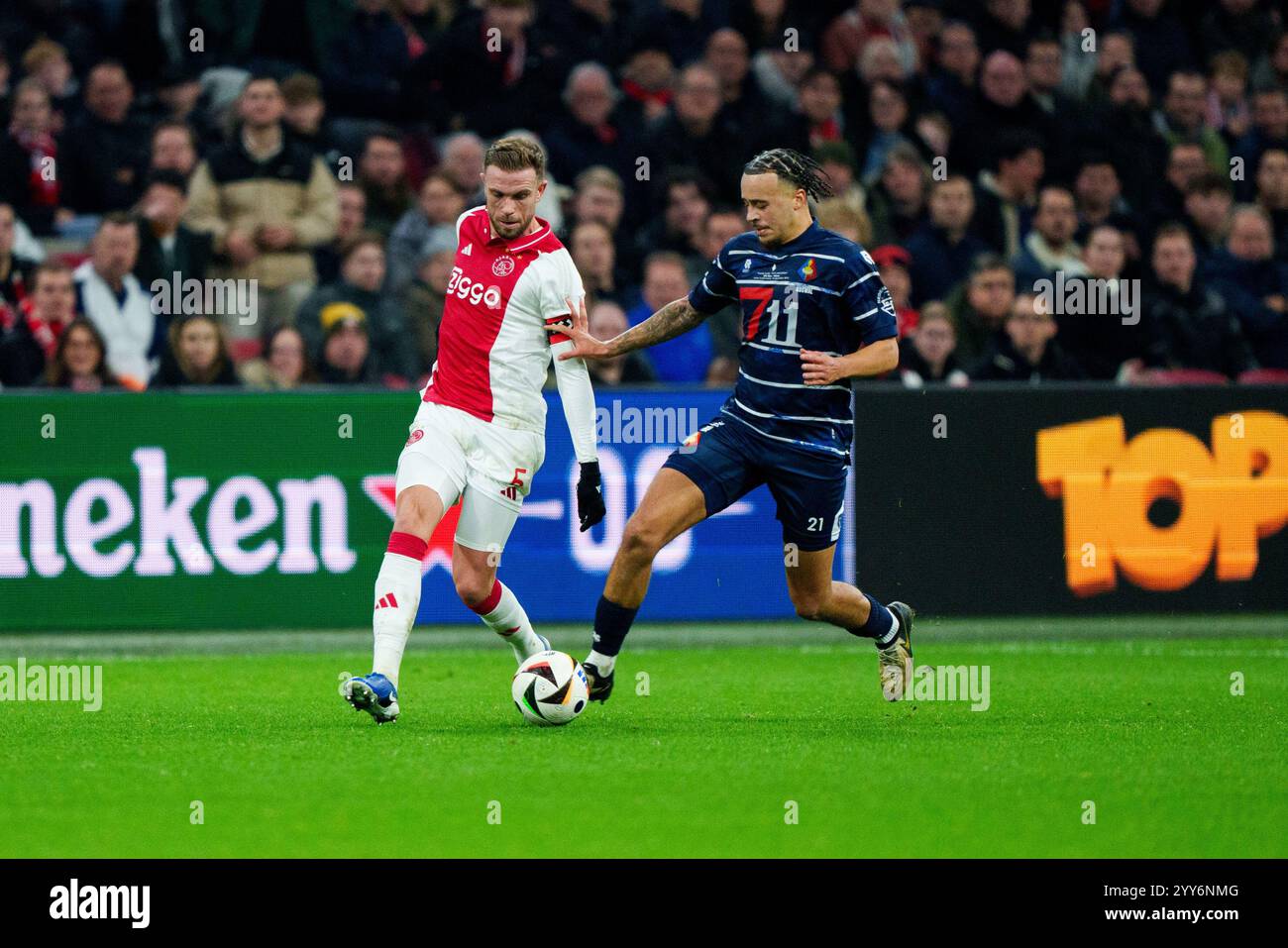 Amsterdam, Netherlands. 19th Dec, 2024. AMSTERDAM, 19-12-2024, Johan Cruijff ArenA, season 2024/ ...