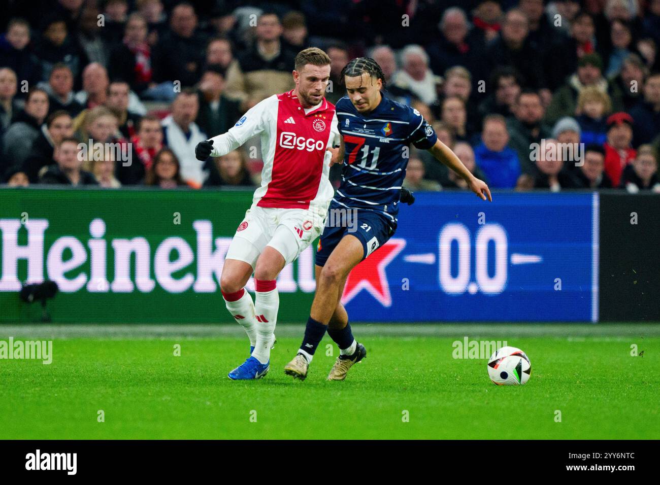 Amsterdam, Netherlands. 19th Dec, 2024. AMSTERDAM, 19-12-2024, Johan Cruijff ArenA, season 2024/ ...