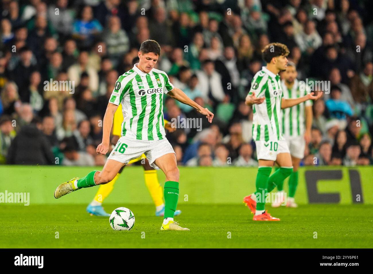 Sergi Altimira of Real Betis in action during the UEFA Conference ...