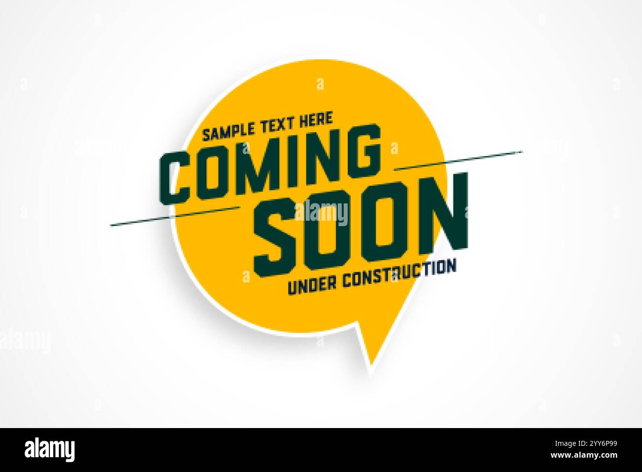 coming soon under construction banner design Stock Vector Image & Art ...