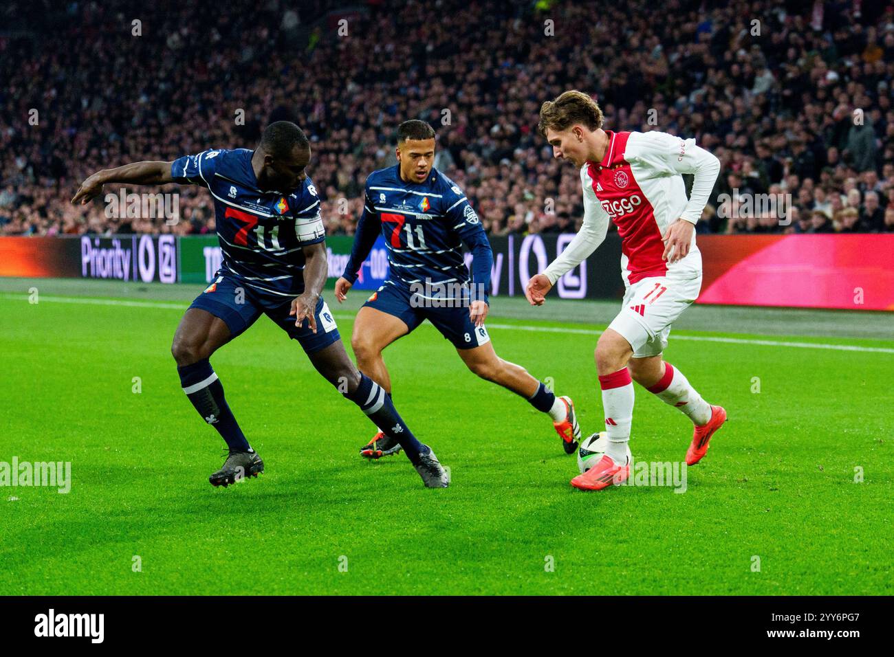 Amsterdam, Netherlands. 19th Dec, 2024. AMSTERDAM, 19-12-2024, Johan Cruijff ArenA, season 2024/ ...