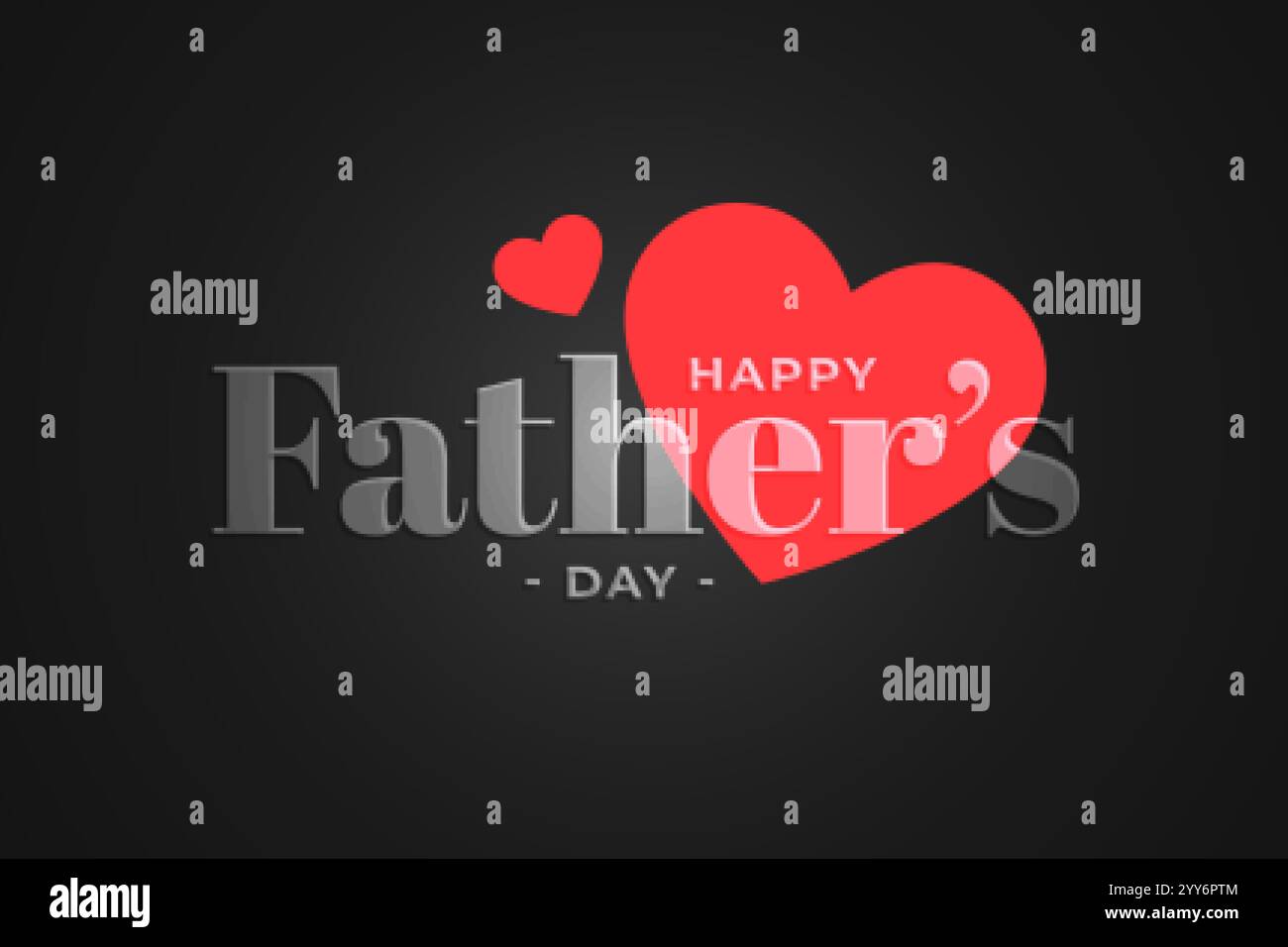 nice happy fathers day hearts background Stock Vector Image & Art - Alamy
